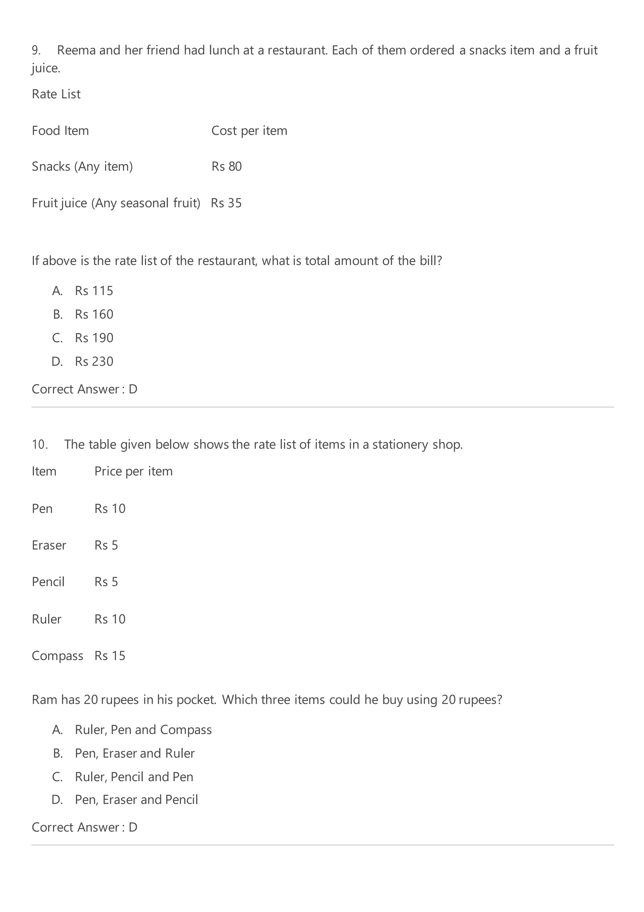 CLASS V SLATE MATHS WITH KEY | PDF