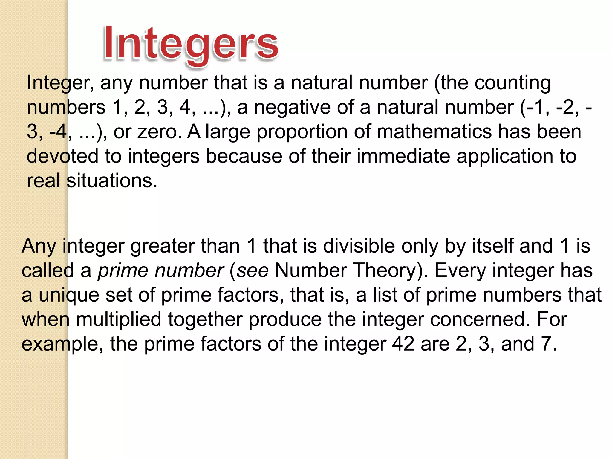 Maths number system | PPTX