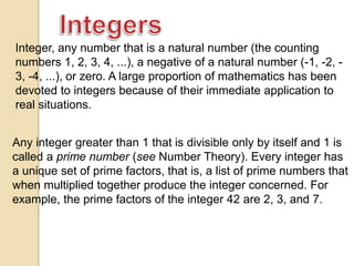 Maths number system | PPTX
