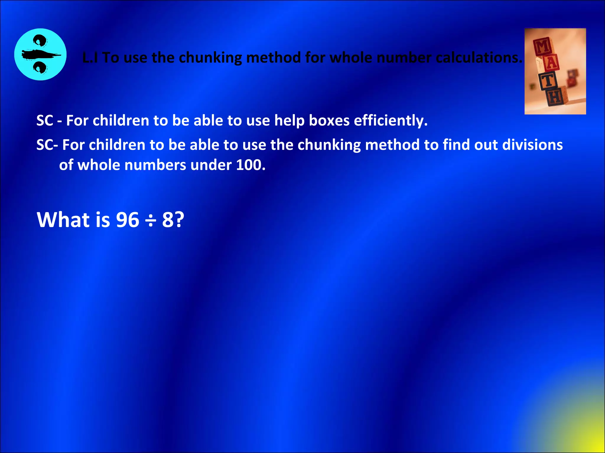 Maths Powerpoint Division | PPT