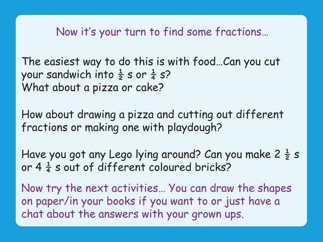 Maths-PowerPoint-Fractions.ppt | Desserts and Baking | Food & Drink