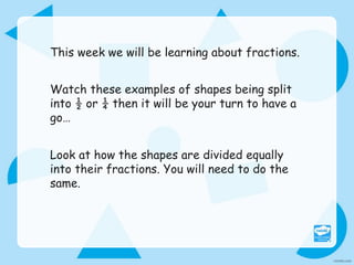 Maths-PowerPoint-Fractions.ppt | Desserts and Baking | Food & Drink