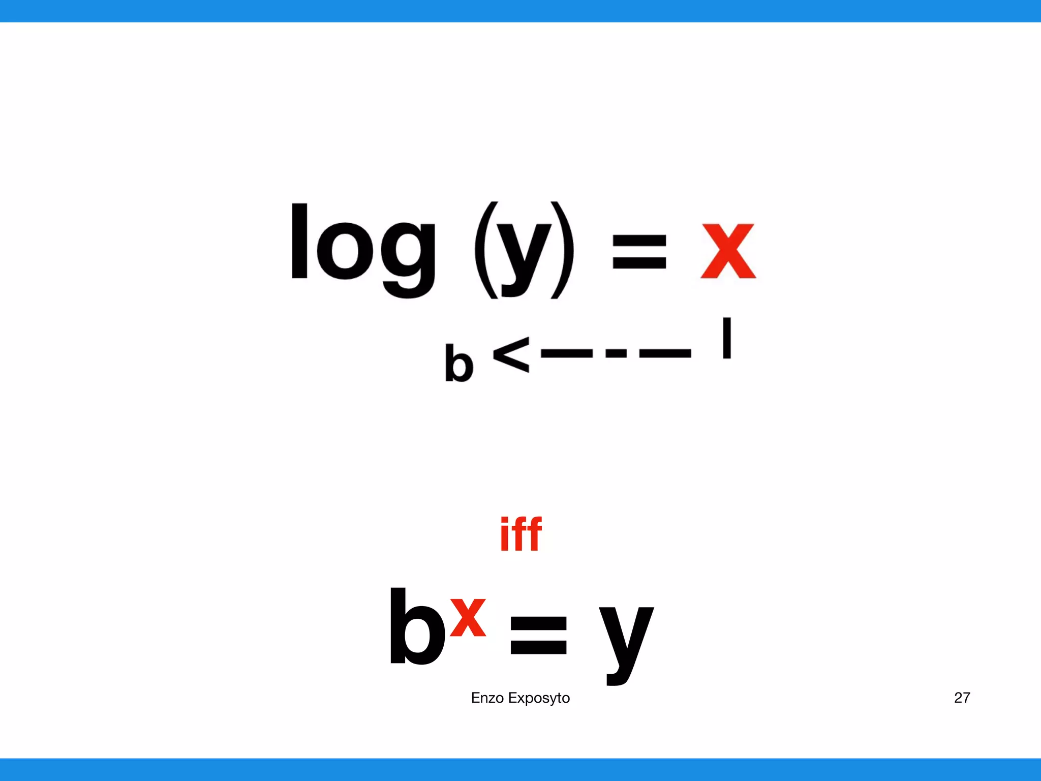 MATHS SYMBOLS - EXPONENTIALS + LOGARITHMS and THEIR PROPERTIES | PPT