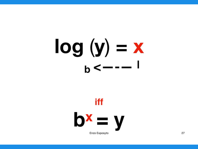 MATHS SYMBOLS - EXPONENTIALS + LOGARITHMS and THEIR PROPERTIES | PPT