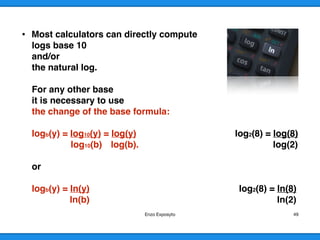 MATHS SYMBOLS - #5 - LOGARITHMS - LOG(y) - LN(y) - THEIR PROPERTIES | PDF | Physics | Science