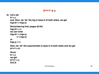 MATHS SYMBOLS - #6 - LOGARITHMS, LOG of a POWER, LOG of a ROOT - PROOFS ...