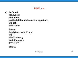 MATHS SYMBOLS - #6 - LOGARITHMS, LOG of a POWER, LOG of a ROOT - PROOFS ...