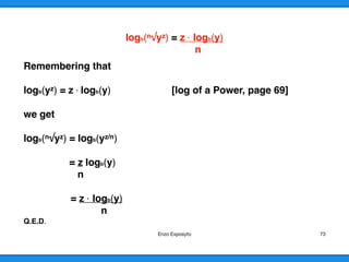 MATHS SYMBOLS - #6 - LOGARITHMS, LOG of a POWER, LOG of a ROOT - PROOFS ...