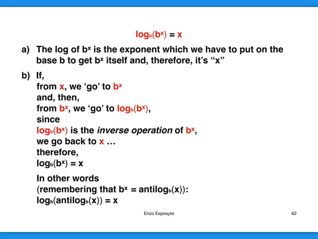 MATHS SYMBOLS - #6 - LOGARITHMS, LOG of a POWER, LOG of a ROOT - PROOFS ...