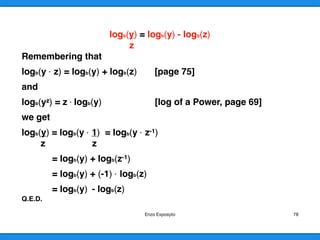 MATHS SYMBOLS - #7 - LOGARITHMS, LOG of a PRODUCT, LOG of a QUOTIENT ...