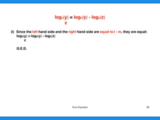 MATHS SYMBOLS - #7 - LOGARITHMS, LOG of a PRODUCT, LOG of a QUOTIENT ...