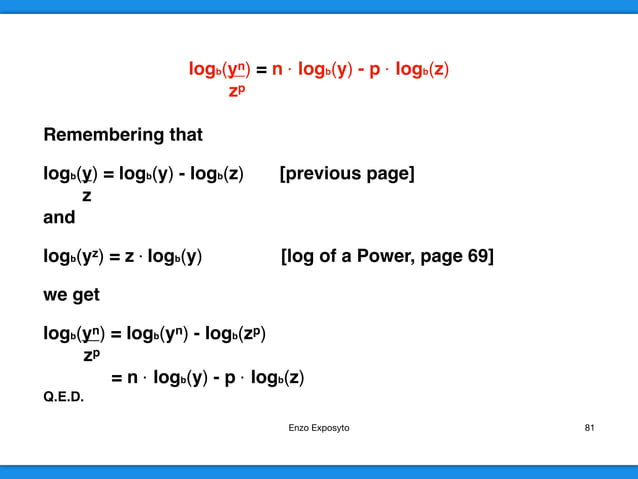 MATHS SYMBOLS - #7 - LOGARITHMS, LOG of a PRODUCT, LOG of a QUOTIENT ...