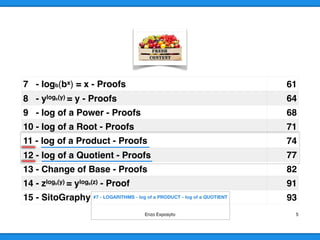MATHS SYMBOLS - #7 - LOGARITHMS, LOG of a PRODUCT, LOG of a QUOTIENT ...