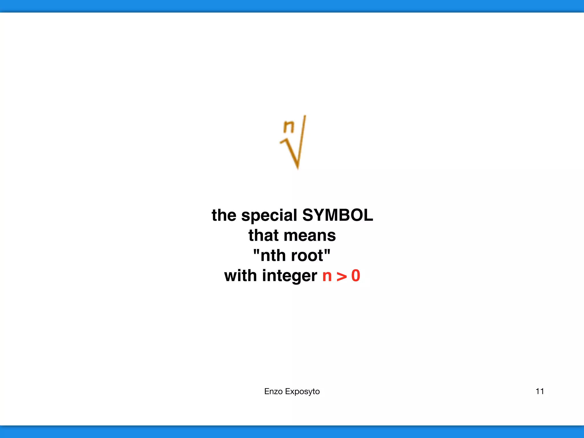 MATHS SYMBOLS - ROOTS - #1 - SQUARES and SQUARE ROOTS - DEFINITIONS | PPT