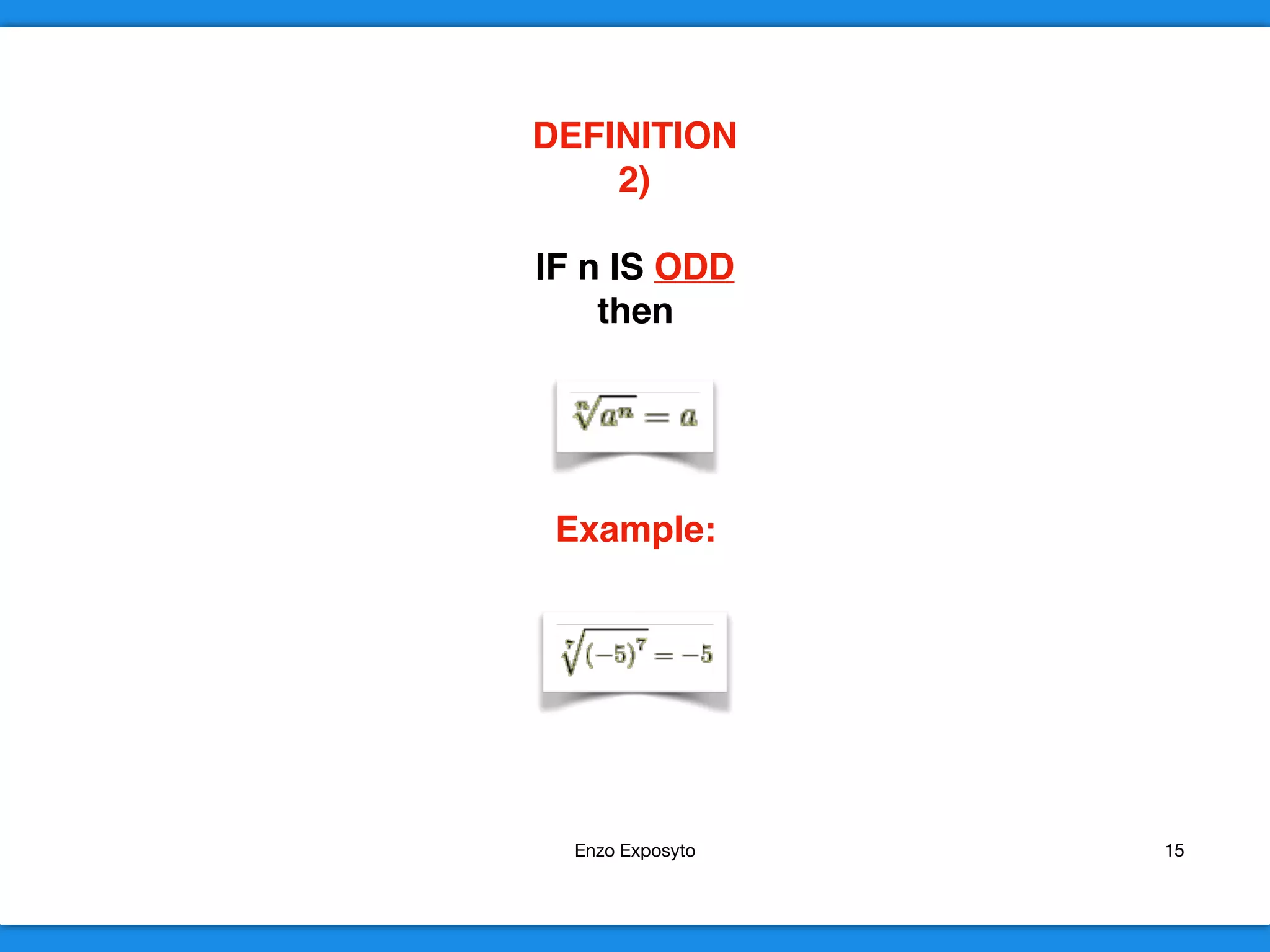 MATHS SYMBOLS - ROOTS - #1 - SQUARES and SQUARE ROOTS - DEFINITIONS | PPT
