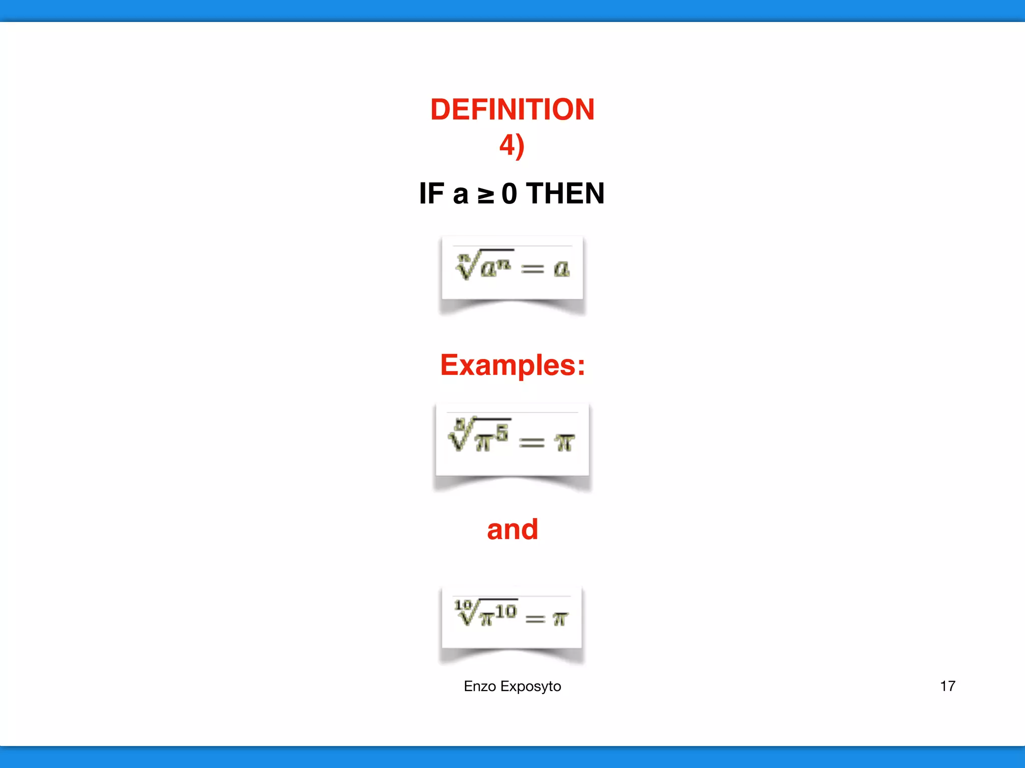 MATHS SYMBOLS - ROOTS - #1 - SQUARES and SQUARE ROOTS - DEFINITIONS | PPT
