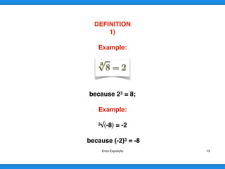MATHS SYMBOLS - ROOTS - #1 - SQUARES and SQUARE ROOTS - DEFINITIONS | PPT