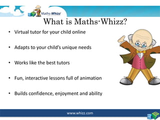 Maths-Whizz for Parents | PPTX