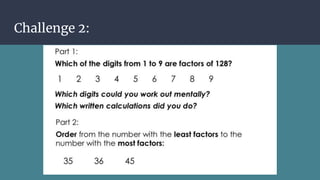 Year 6 Maths Powerpoint- Finding Factors | PPTX