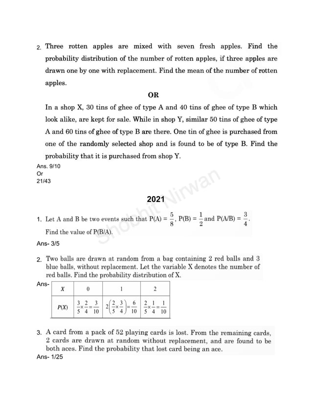 Maths 12th Chapterwise PYQs_Shobhit Nirwan.pdf | Gardening | Home & Garden