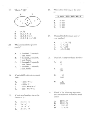 Maths1 first gsat | PDF