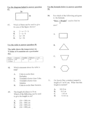 Maths1 first gsat | PDF