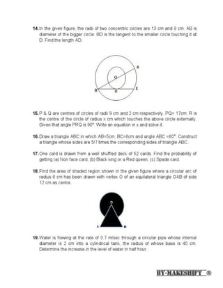 Maths 2016 paper with solution | PDF