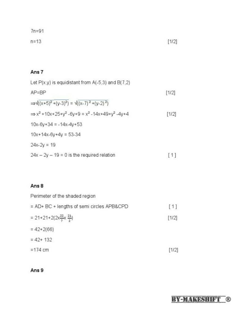 Maths 2016 paper with solution Maths 2016 paper with solution