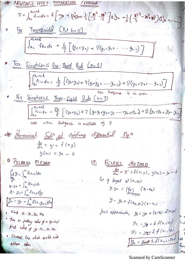 Engineering mathematics- 3 unit wise formula and methods | PDF