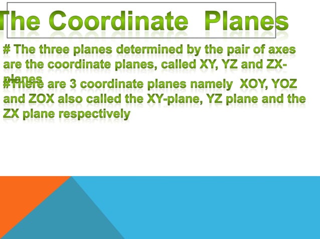 Maths 3 dimensional geometry | PPTX