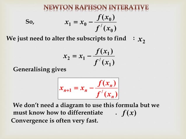 ROOT OF NON-LINEAR EQUATIONS | PPTX