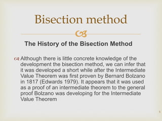 ROOT OF NON-LINEAR EQUATIONS | PPTX