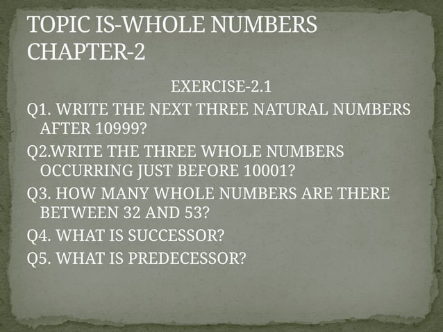 MATH SAMPLE QESTION 1234560WORKSHEET- 1.pptx | Physics | Science