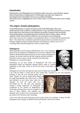 Maths and philosophy | PDF