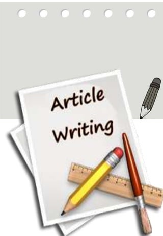 MathEMATICS ARTICLE | PPTX