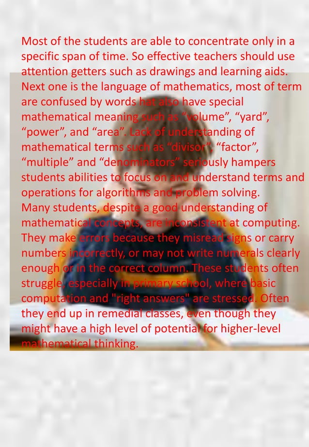 MathEMATICS ARTICLE | PPTX | Educational Assessment | Education