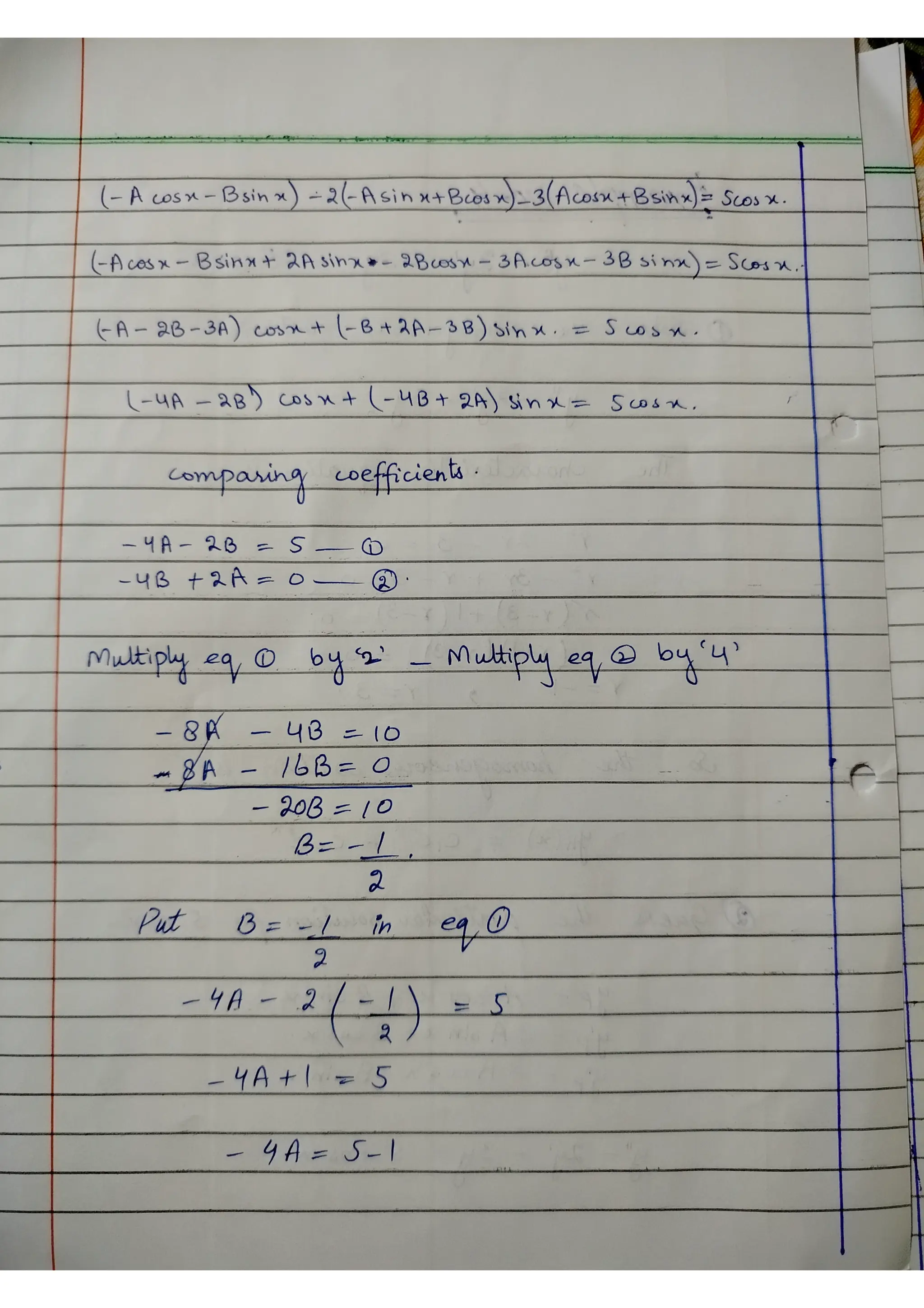 undetermined coefficients method or technique | PDF