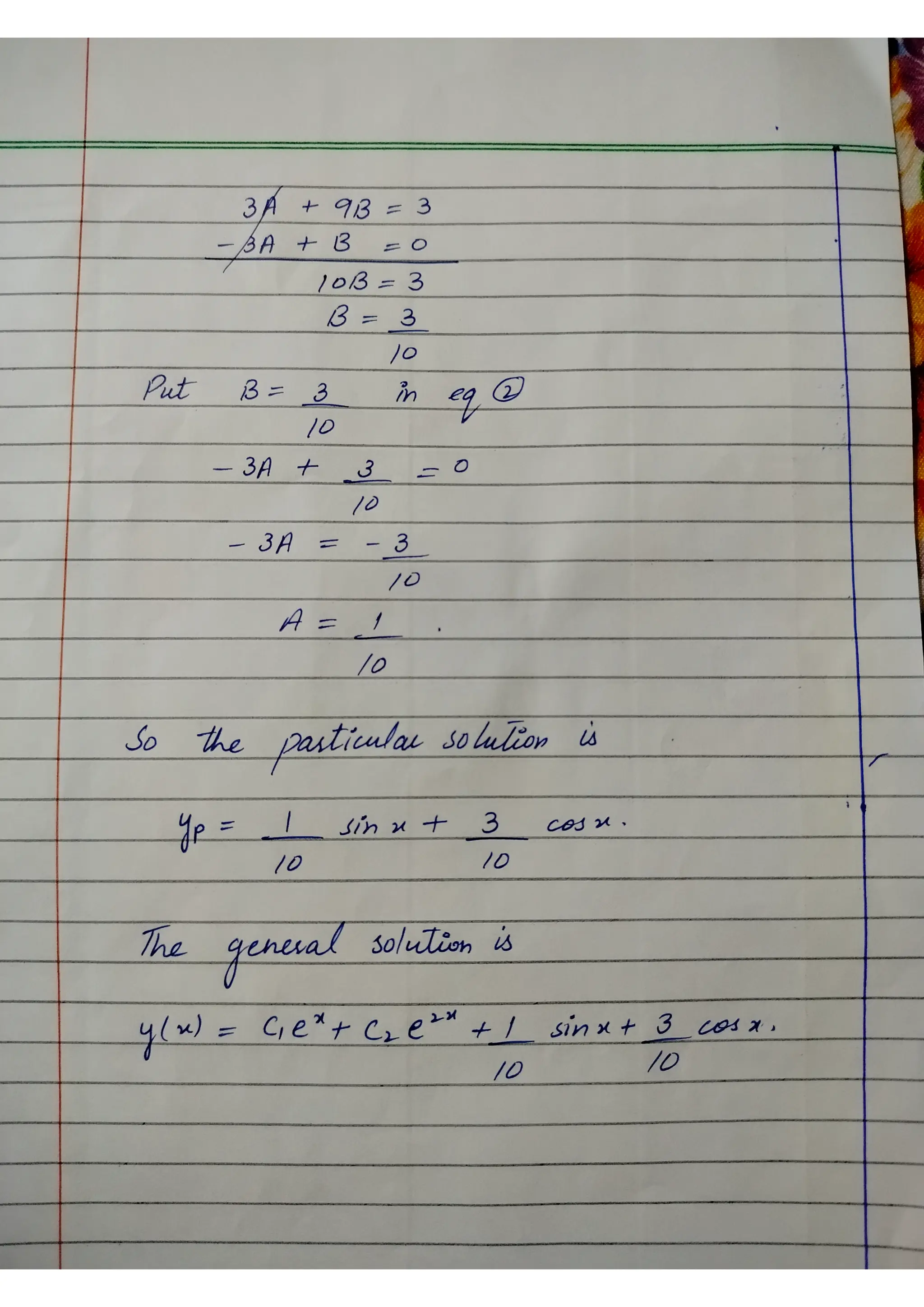 undetermined coefficients method or technique | PDF