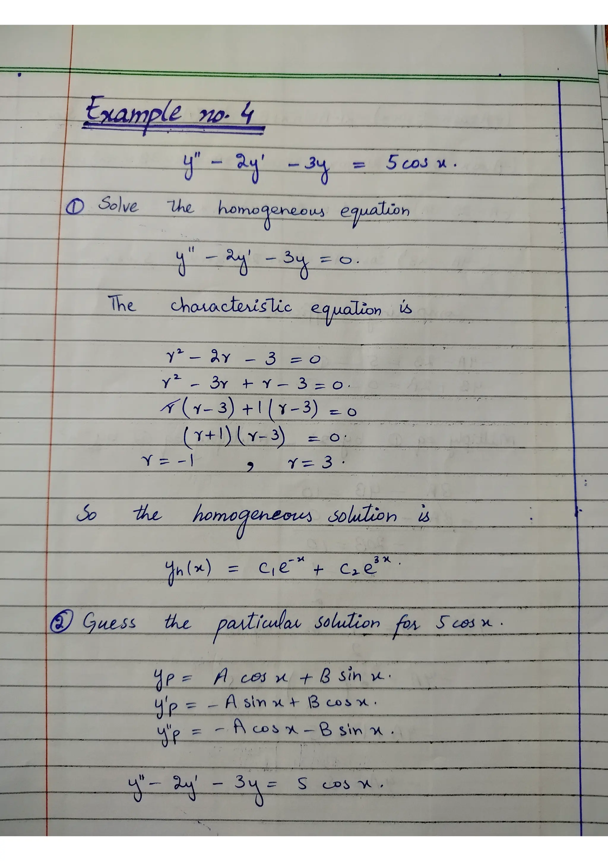 undetermined coefficients method or technique | PDF