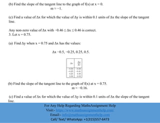 Maths Assignment Help | PPT