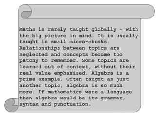 Maths at school is hard- here's why | PPT