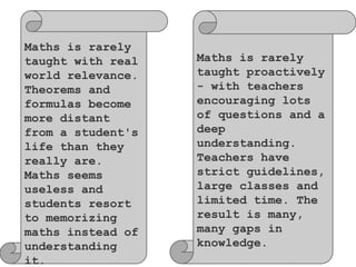 Maths at school is hard- here's why | PPT