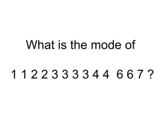 Maths averages and ranges | PPT