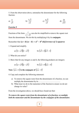 Form Two Mathematics Textbook Simplified | PDF