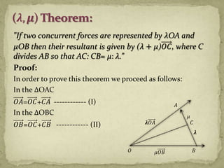 Composition of Forces | PPTX
