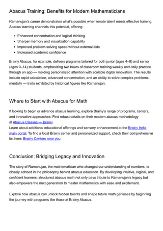 The Father of Mathematics & Abacus Full Blog | PDF