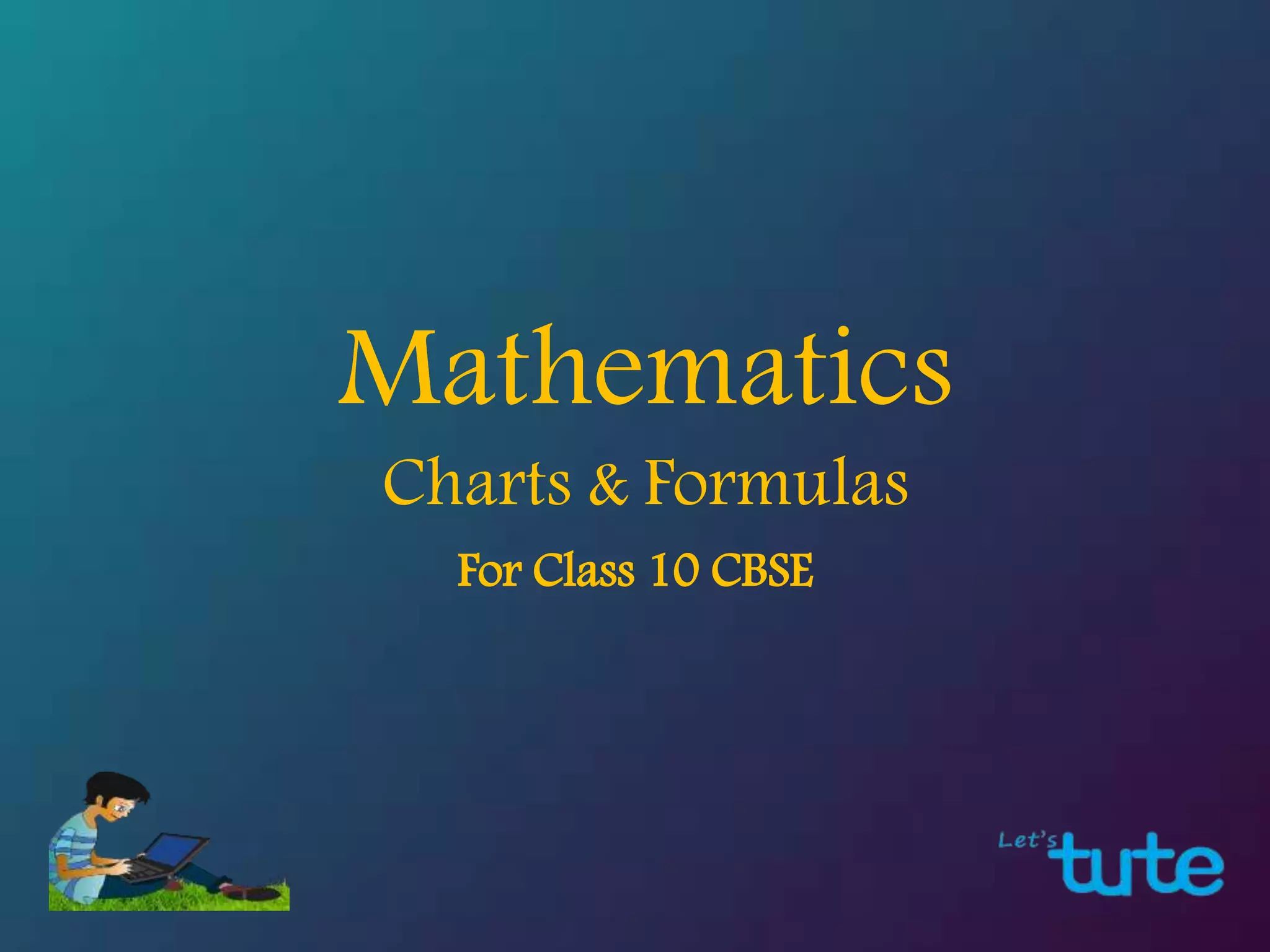 Mathematics Chart & Formula | PPTX | Science
