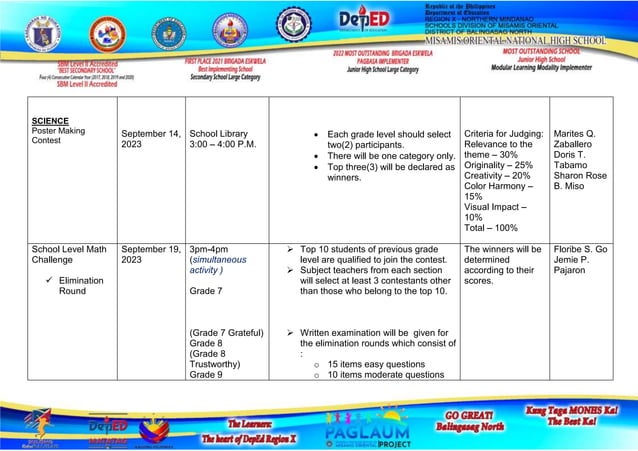 MATHSCI ACTIVITY PLAN.docx | Board Games and Puzzles | Games and Puzzles