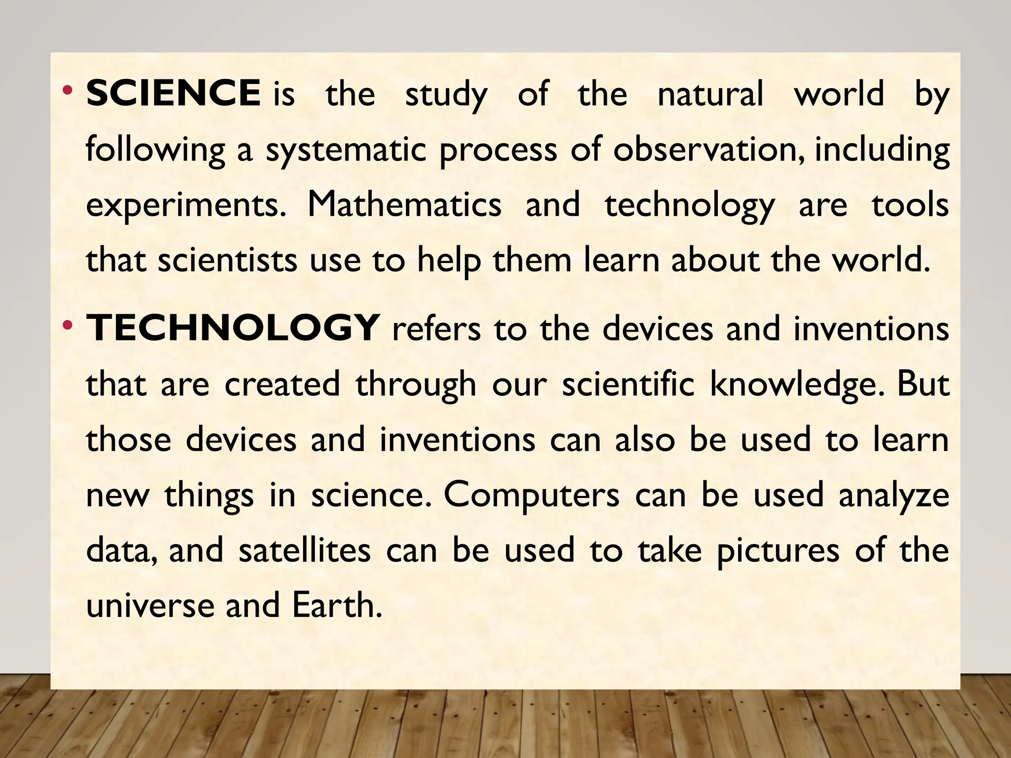 Math, Science and Technology PPT.KJBZCXJHVjhsdpptx | PPTX | Education