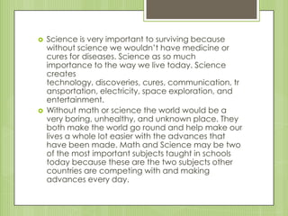 Math & science pillar | PPT